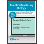 Modified Mastering Biology with Pearson eText Access Code (18 Weeks) for Campbell Biology in ...