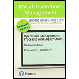 MyLab Operations Management with Pearson eText Access Code for ...