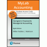 Horngren's Financial & Managerial Accounting -- MyLab Accounting with ...