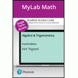MyLab Math with Pearson eText (up to 18-weeks) Access Code for Algebra & Trigonometry with ...