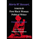 Maria W. Stewart, America's First Black Woman Political Writer | Penn ...