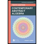 Contemporary Abstract Algebra | Liberty University Official Bookstore