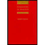 Introduction to Analysis | University of Arkansas at Little Rock Bookstore