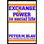 Exchange and Power in Social Life | University of Central Florida ...