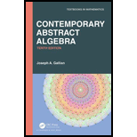 Contemporary Abstract Algebra | University of Maryland College Park ...