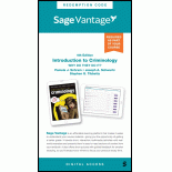 Sage Vantage: Introduction to Criminology: Why Do They Do It ...