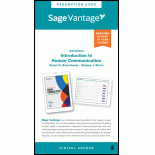 Sage Vantage: Introduction to Human Communication: Perception, Meaning ...