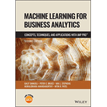 Machine Learning for Business Analytics | University of San Francisco