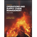 Operations and Supply Chain Management: The Core | Idaho State ...