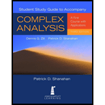 Complex Analysis: A First Course with Applications (Custom Package ...