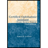 Certified Ophthalmic Assistant Examination | Delgado Community College Official Bookstore