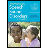 Interventions for Speech Sound Disorders in Children | University of ...