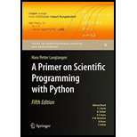 Primer on Scientific Programming with Python | Northwestern University - Evanston