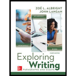 Exploring Writing: Paragraphs and Essays | University of West Alabama ...