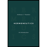 Hermeneutics An Introduction Boston University Campus Store