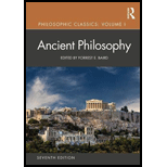 Philosophic Classics-volume I: Ancient Philosophy | Saint Leo University