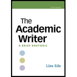 The Academic Writer | University of Alabama at Birmingham Bookstore