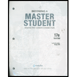 Becoming a Master Student (Looseleaf) - With MindTap | Antelope Valley ...