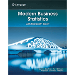 Modern Business Statistics with Microsoft Excel - With MindTap | Aims ...