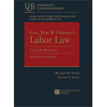 Labor Law: Cases and Materials - 2024 Statutory Appendix | Louisiana ...
