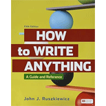 How to Write Anything - With Student's Companion | Austin Peay State ...