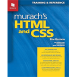 Murach's HTML and CSS | Official Online Store of Wayne State University